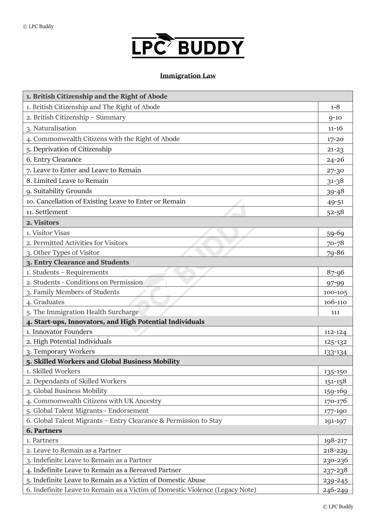 LPC Buddy™ 2024 | Immigration Law | Distinction