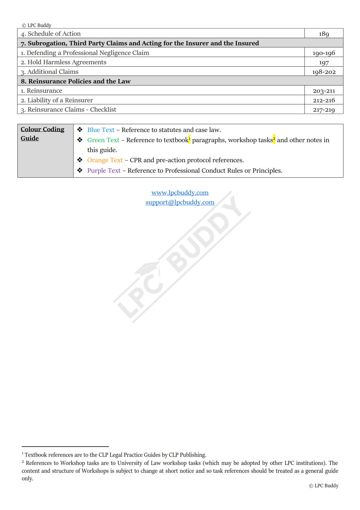 LPC Buddy™ 2024 | Insurance Law | Distinction