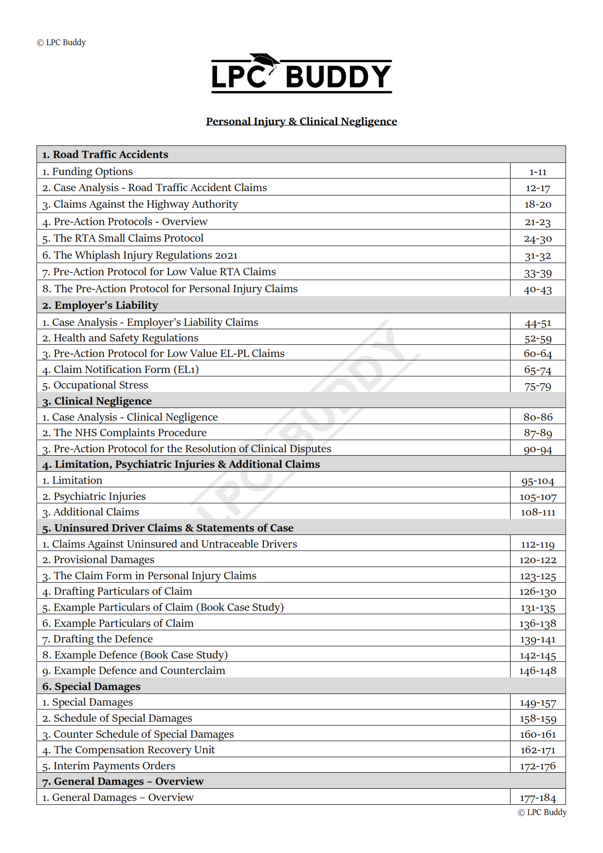 LPC Buddy™ 2024 | Personal Injury & Clinical