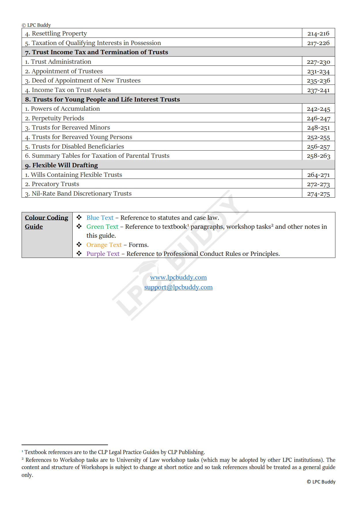 LPC Buddy™ 2024 | Private Client Law and Practice