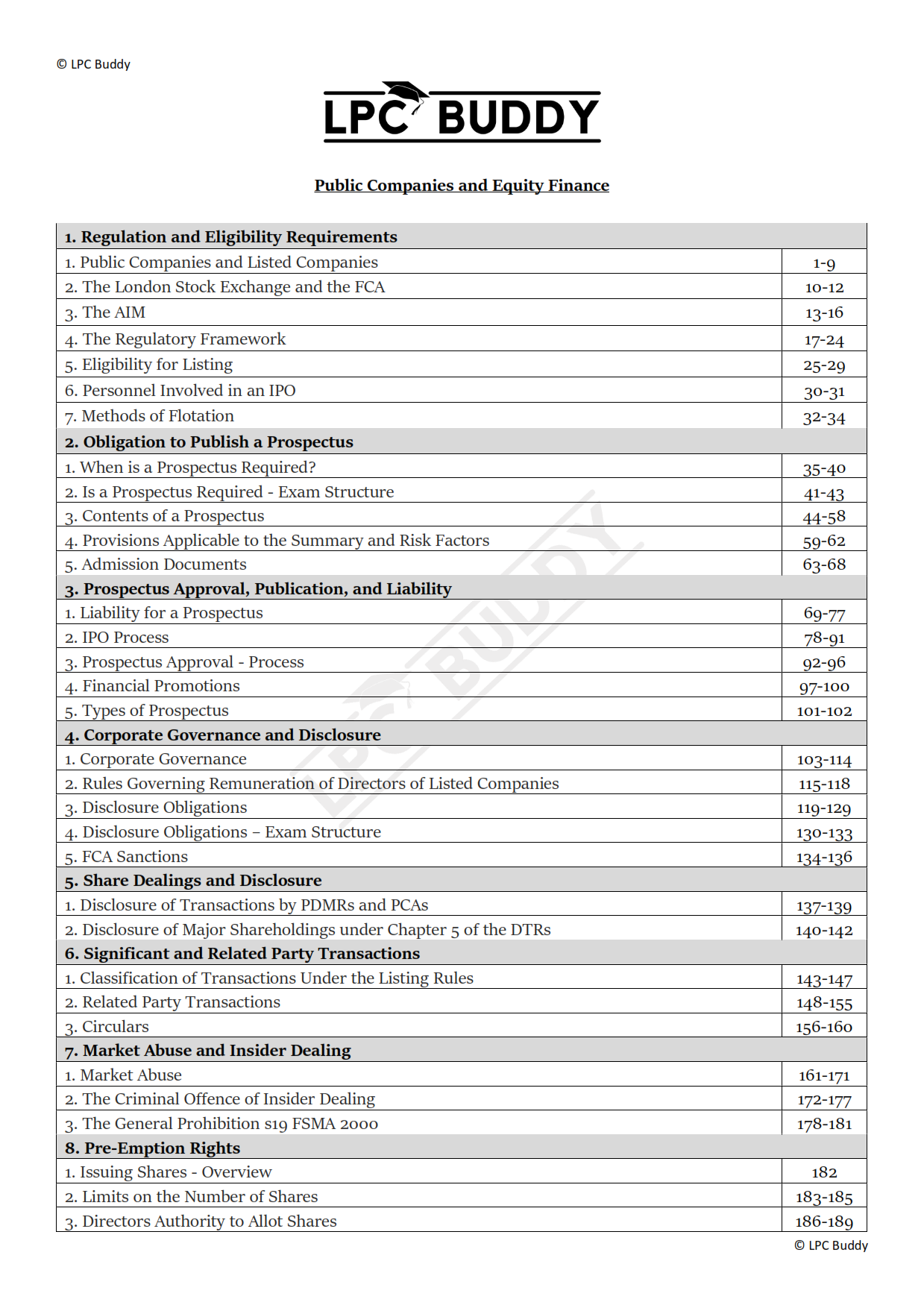 LPC Buddy™ 2024 | Public Companies and Equity
