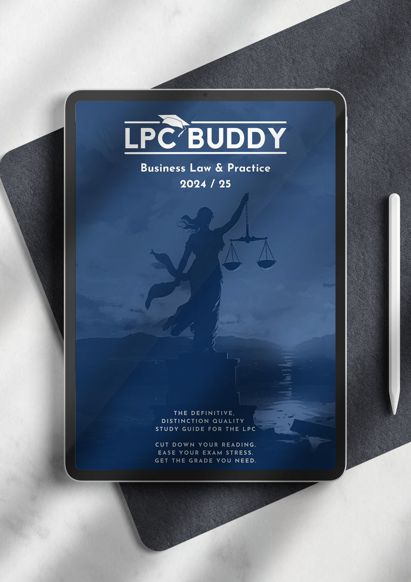 LPC Buddy™ 2024/25 | Business Law & Practice | Distinction LPC Notes
